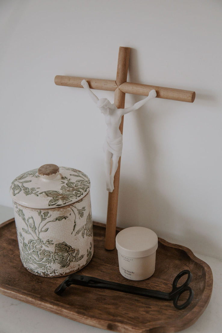 10 Beautiful Ways to Stylize a Standing Crucifix in Your Home – West ...