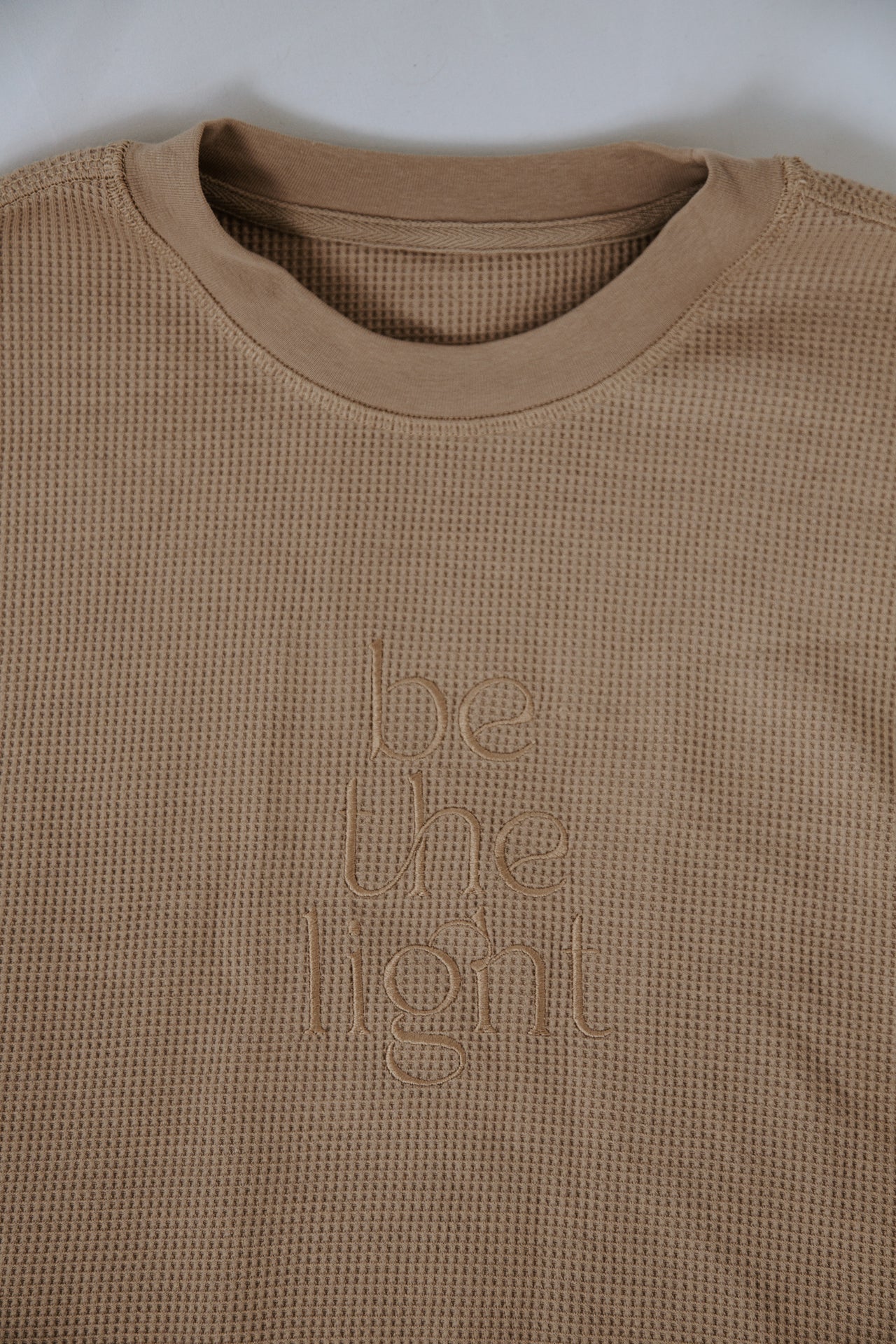 Be The Light Waffle Sweater | Cozy Christian Sweater for Fall – West ...